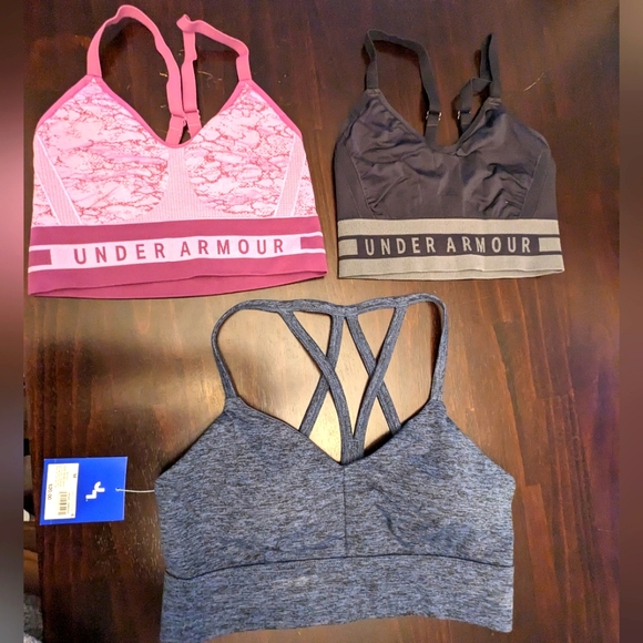 Intimates & Sleepwear | New 3 Under Armourtarget Sports Bras Medium ...